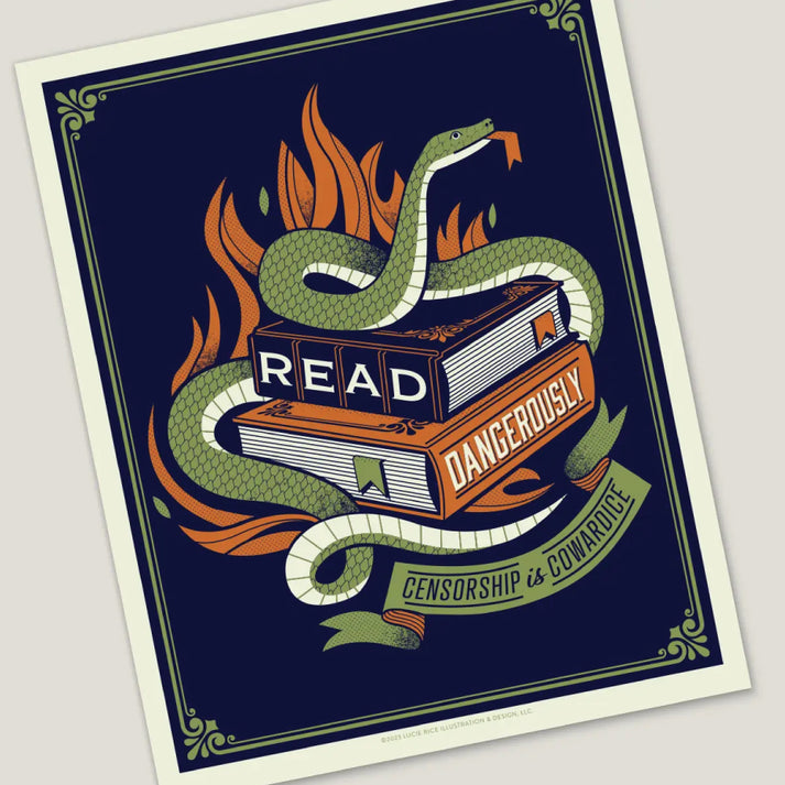 Read Dangerously – Lucie Rice Illustration and Design