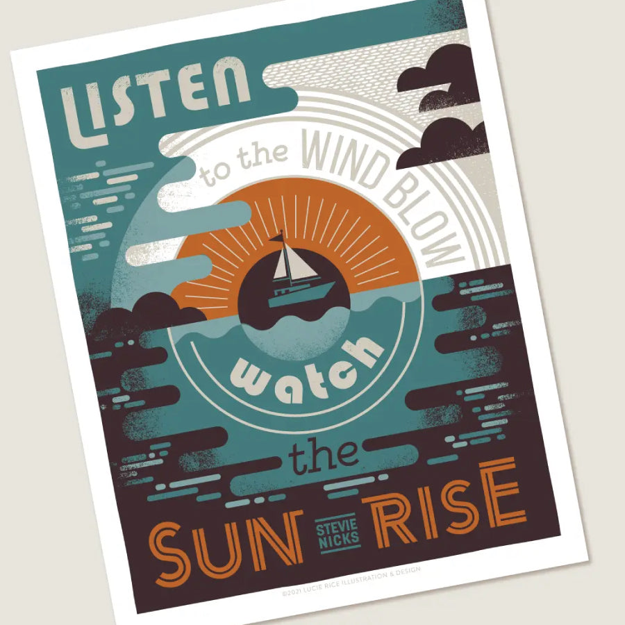 The Chain Lyrics – Lucie Rice Illustration and Design